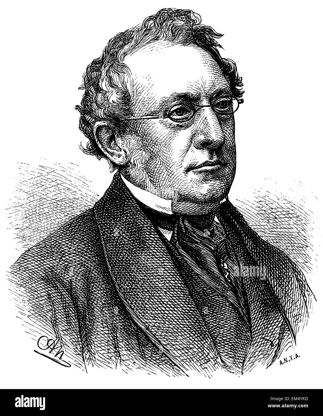 Gottlieb Christoph Adolf von Harless Stock Photo - Alamy