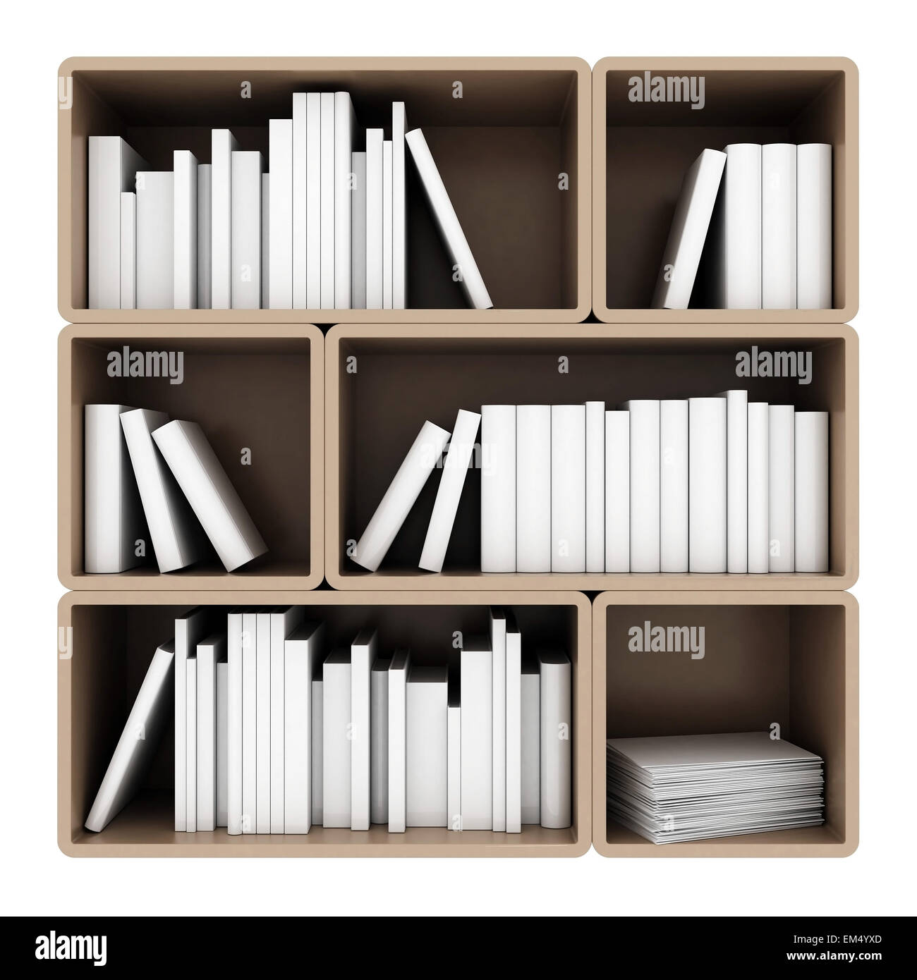 Background bookshelves Cut Out Stock Images & Pictures - Alamy