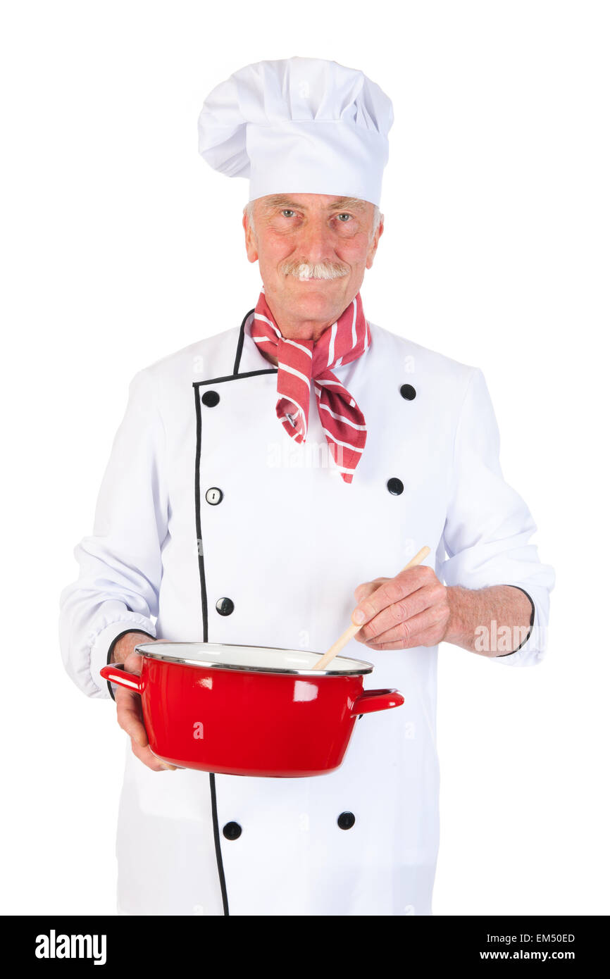 Cook stirring in the pan Stock Photo - Alamy