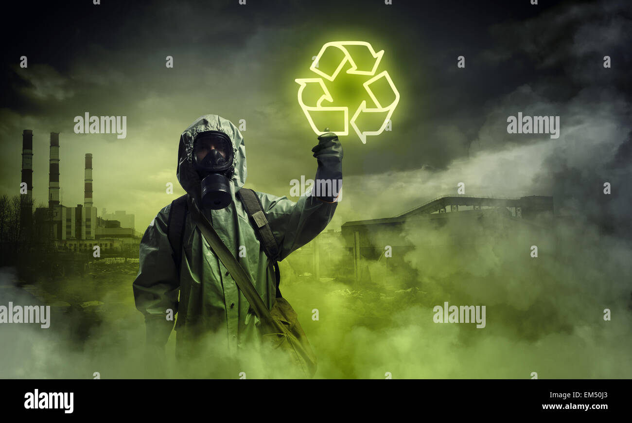 Stalker touching sign Stock Photo - Alamy