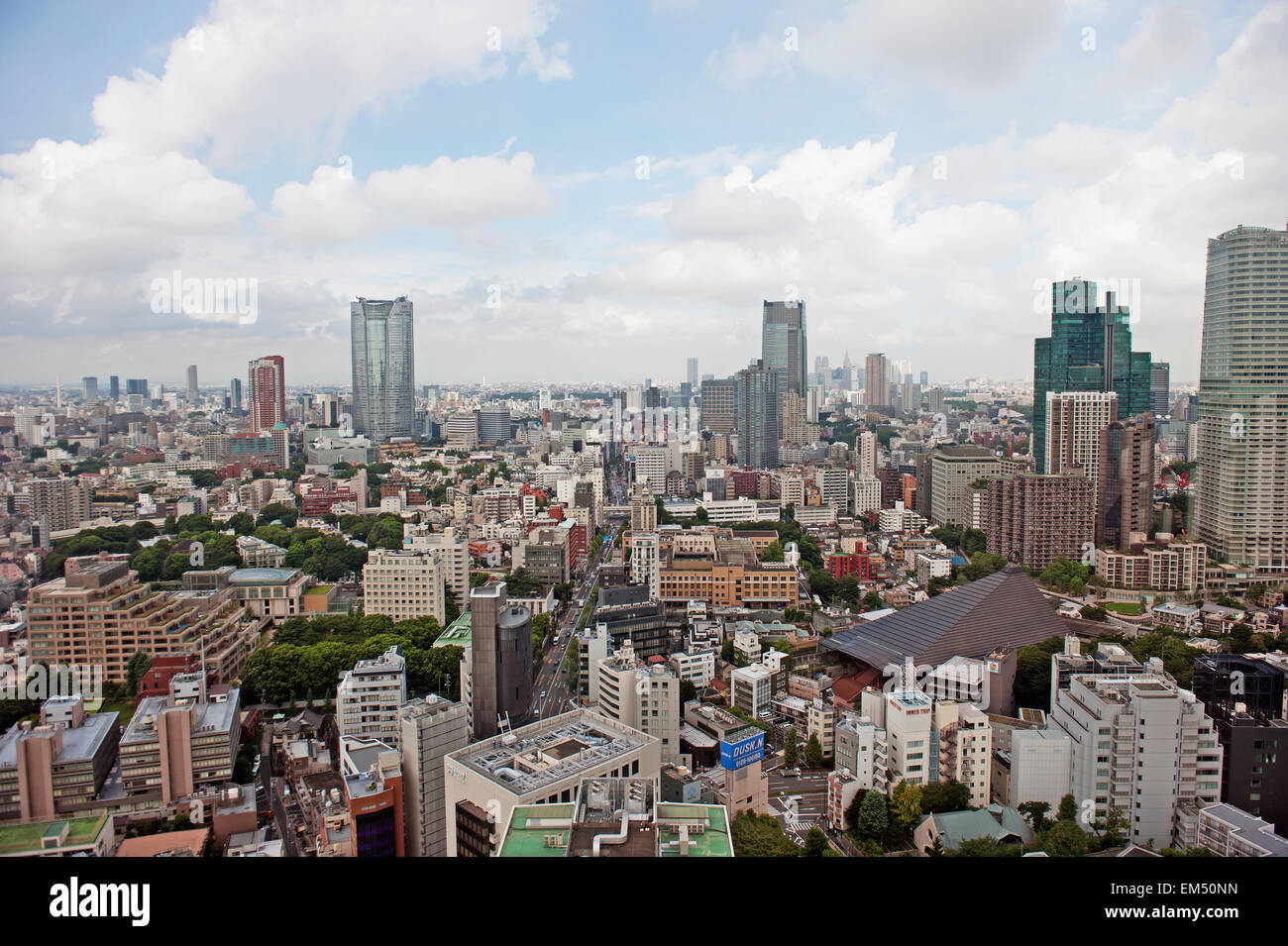 Japan, Tokyo, Buildings and skyscrapers in cityscape Stock Photo - Alamy