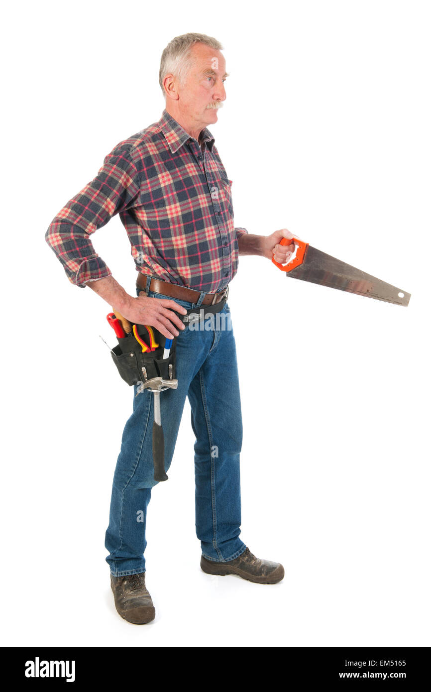 Working with elderly Cut Out Stock Images & Pictures - Alamy