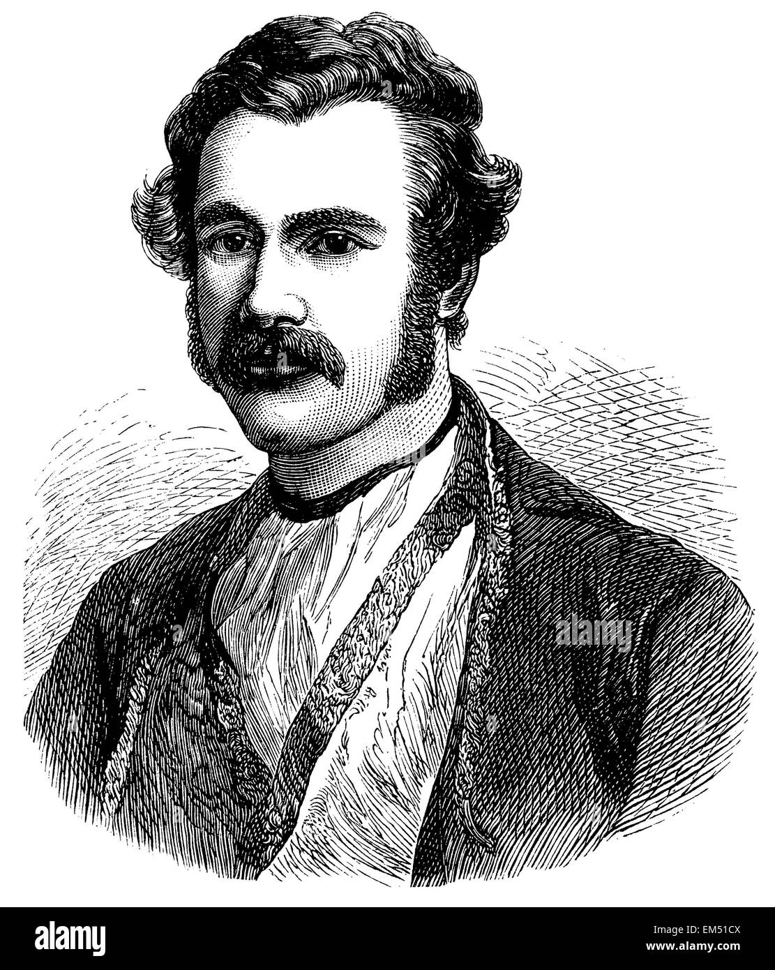 Austin Henry Layard (born March 5, 1817 Stock Photo - Alamy