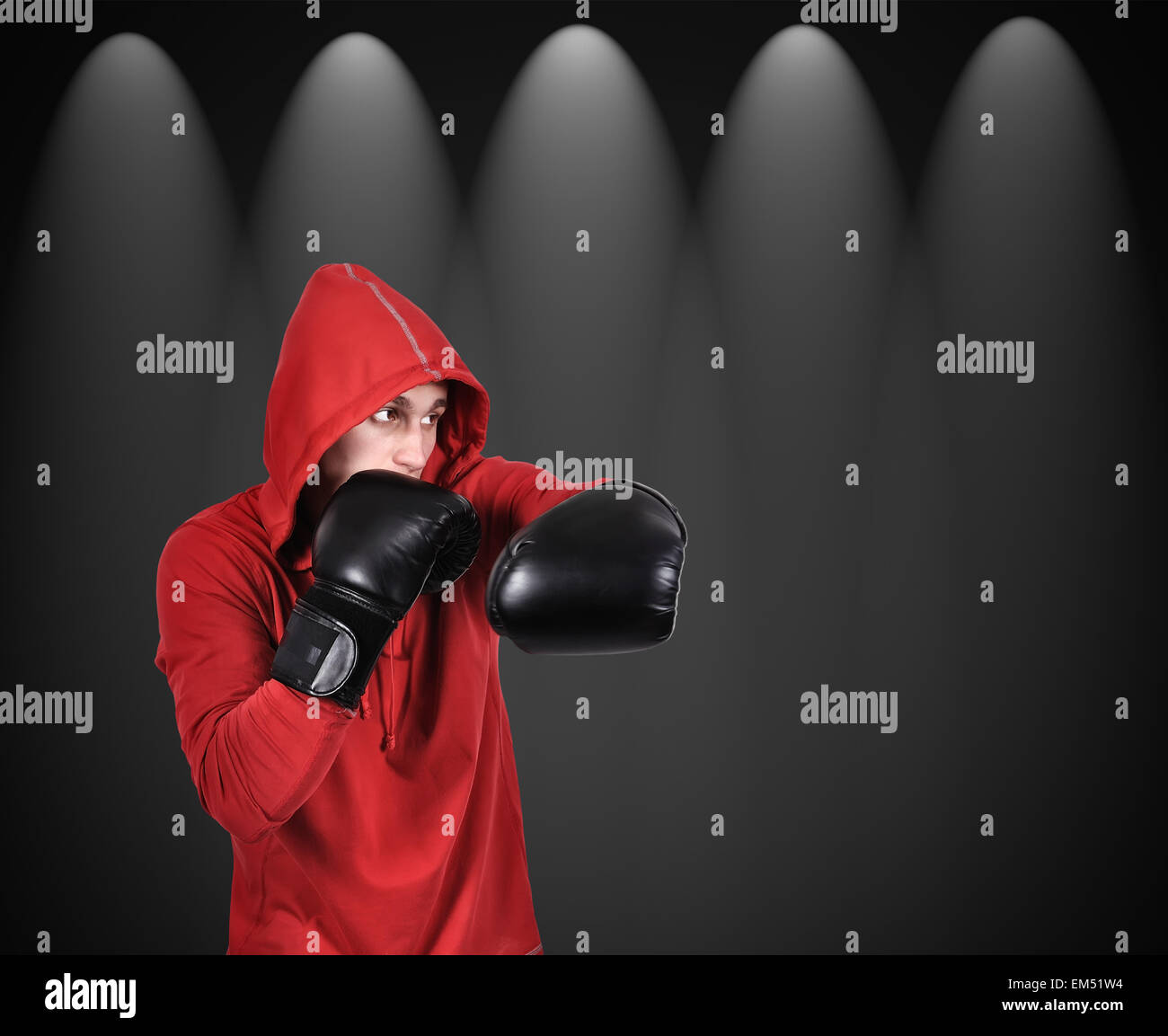 Muscular athlete strikes hi-res stock photography and images - Alamy