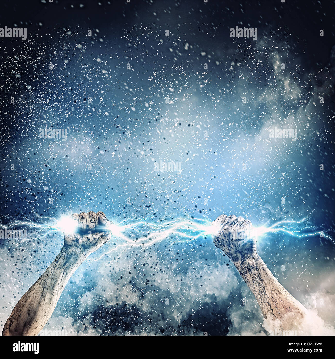 Thunder and lightning close up hi-res stock photography and images - Alamy