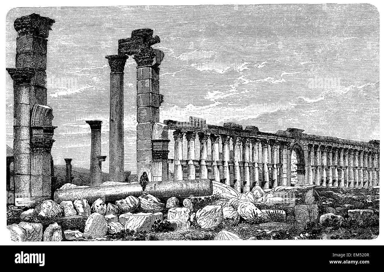 Ruins of Palmyra Stock Photo - Alamy