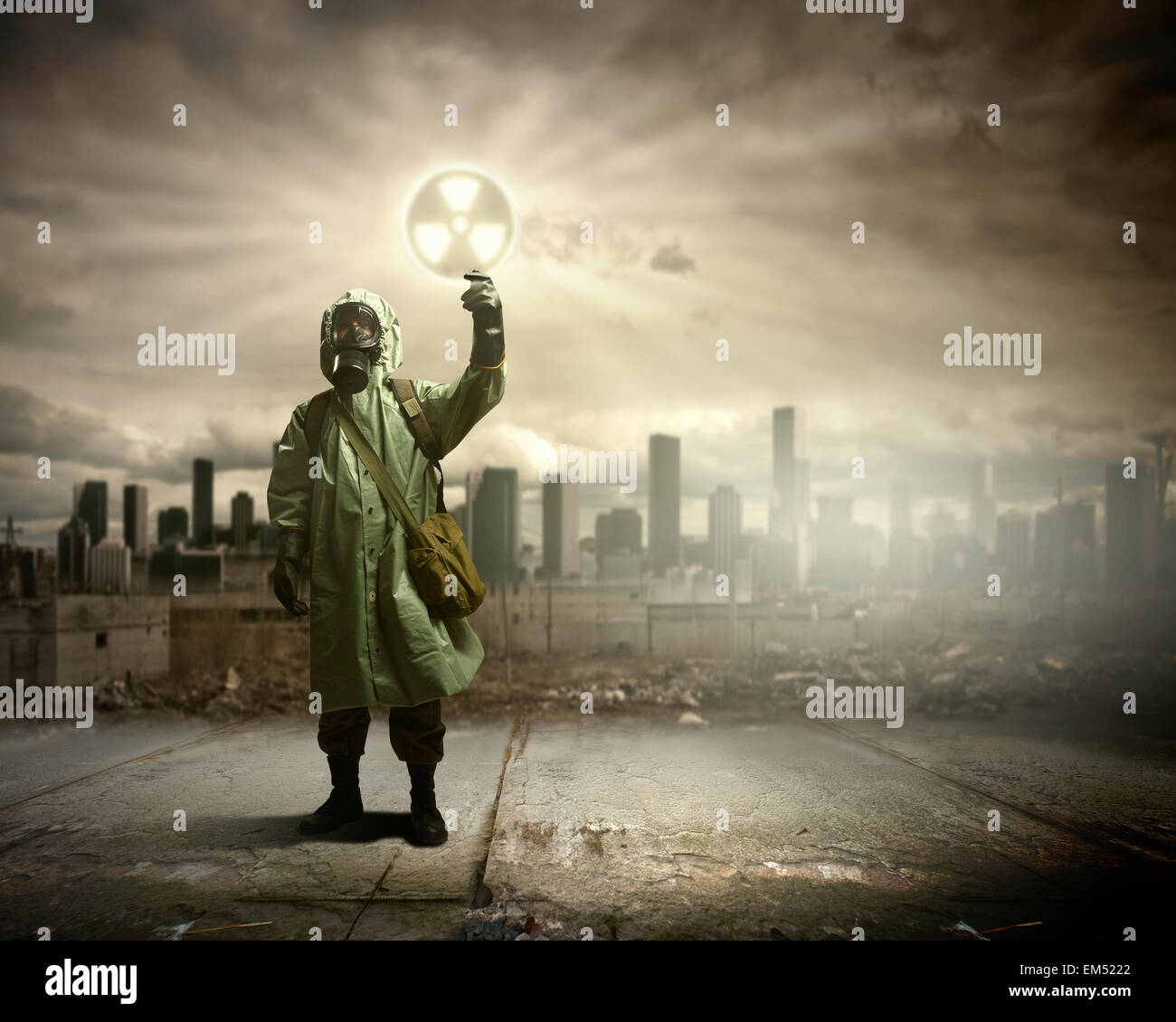 Stalker touching sign Stock Photo - Alamy