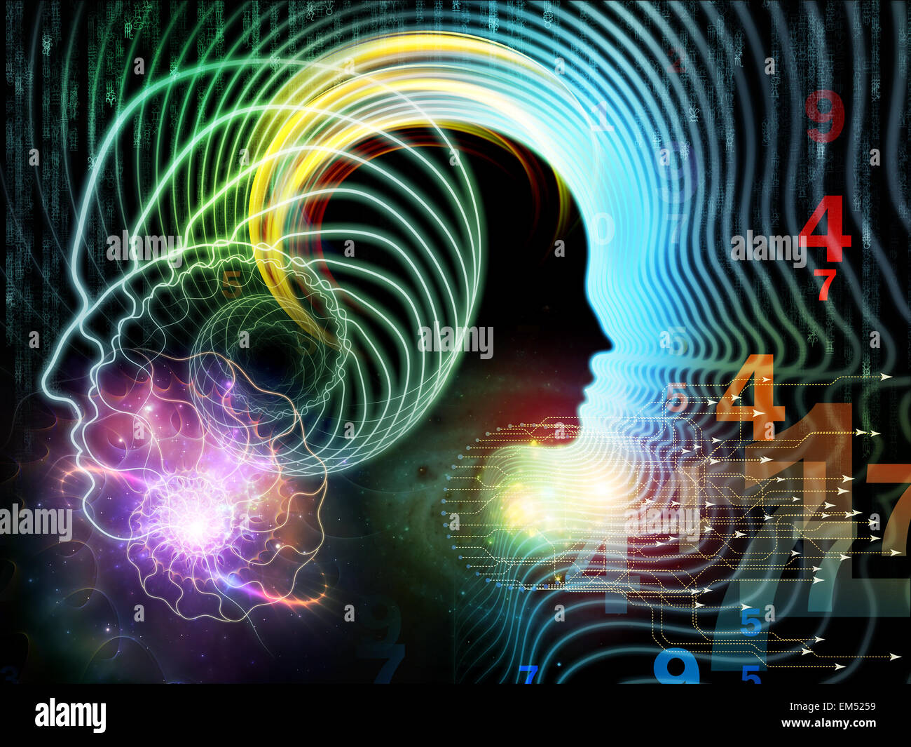 Realms of Human Mind Stock Photo - Alamy
