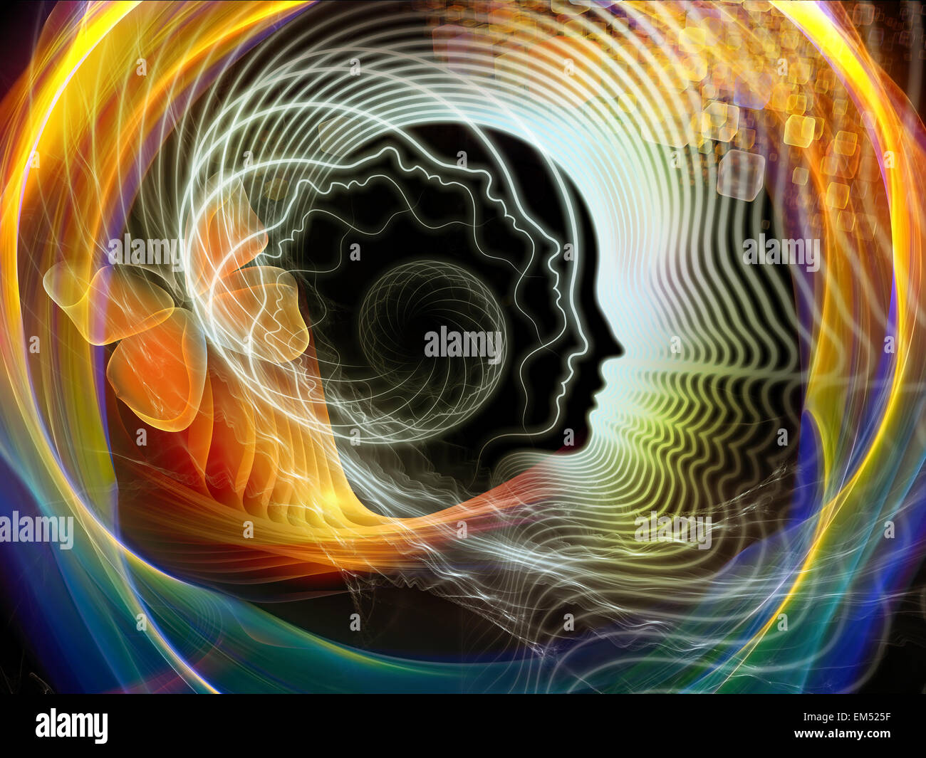 Inner Life of Human Mind Stock Photo - Alamy