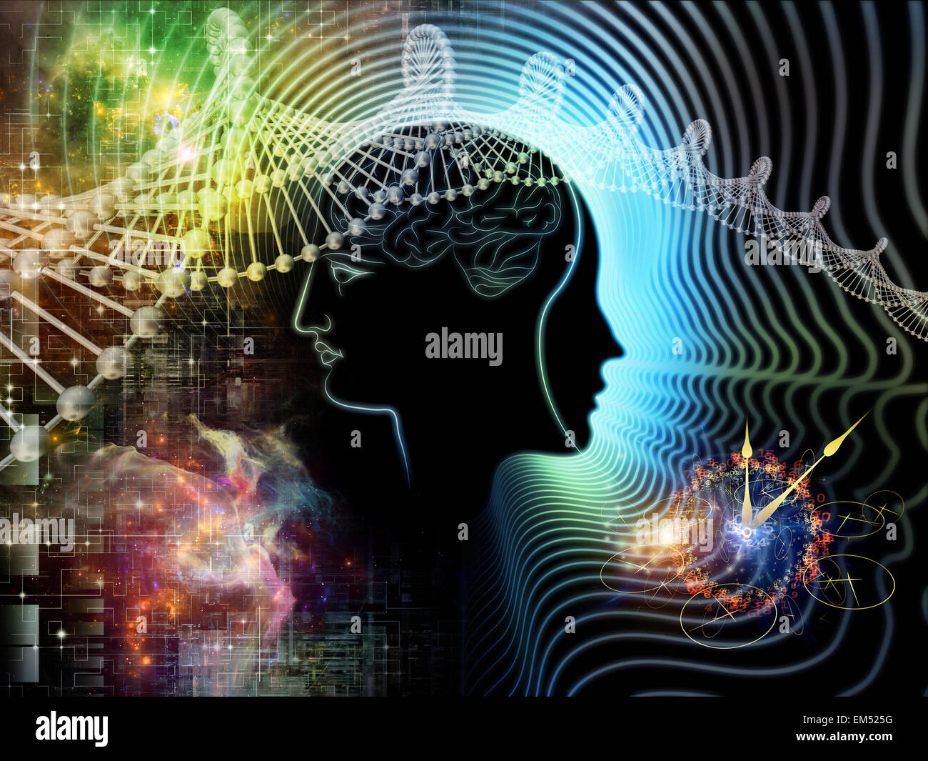 Evolving Human Mind Stock Photo - Alamy