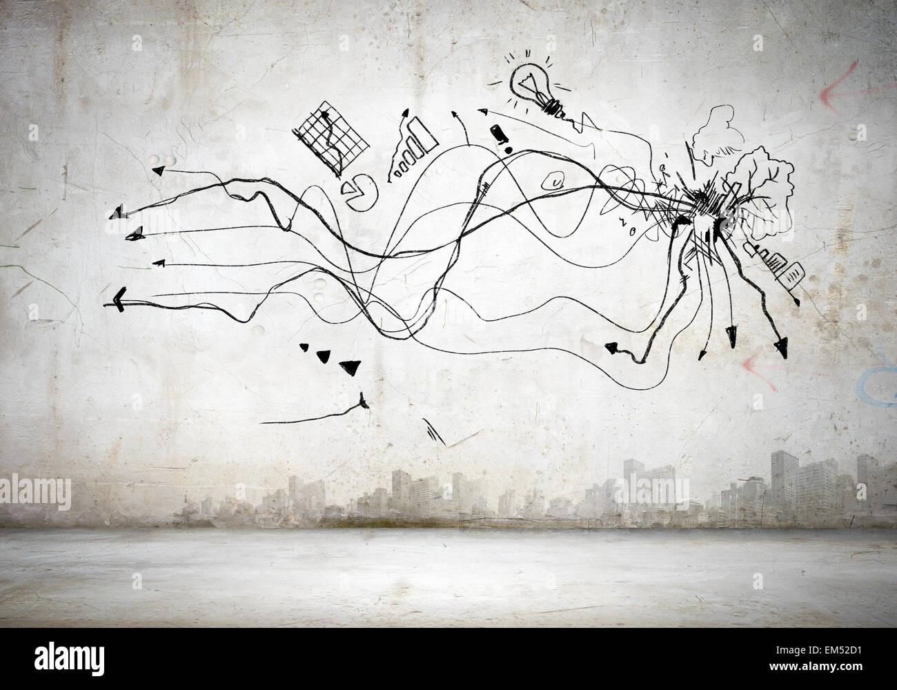 Sketch background image Stock Photo - Alamy