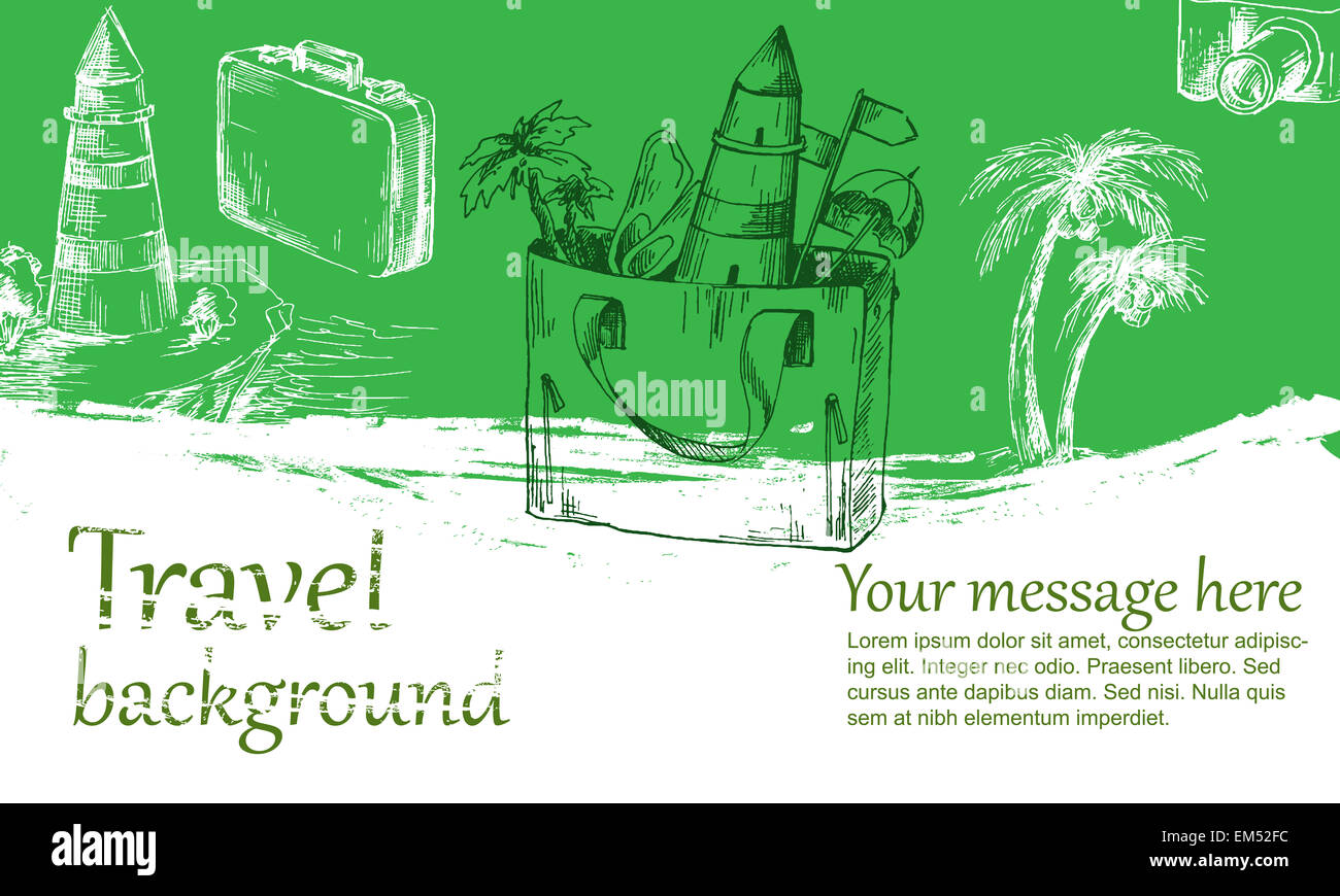 Travel background color Stock Photo - Alamy