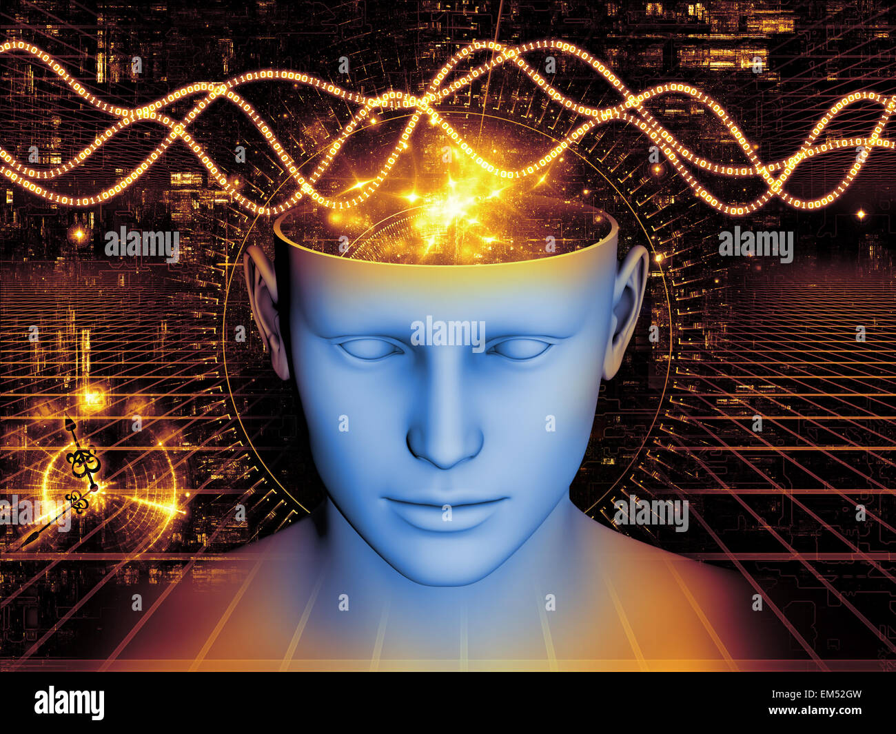 Numbers of the Mind Stock Photo - Alamy