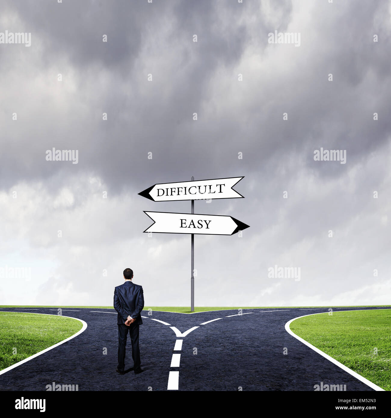 Stand at crossroads hi-res stock photography and images - Alamy