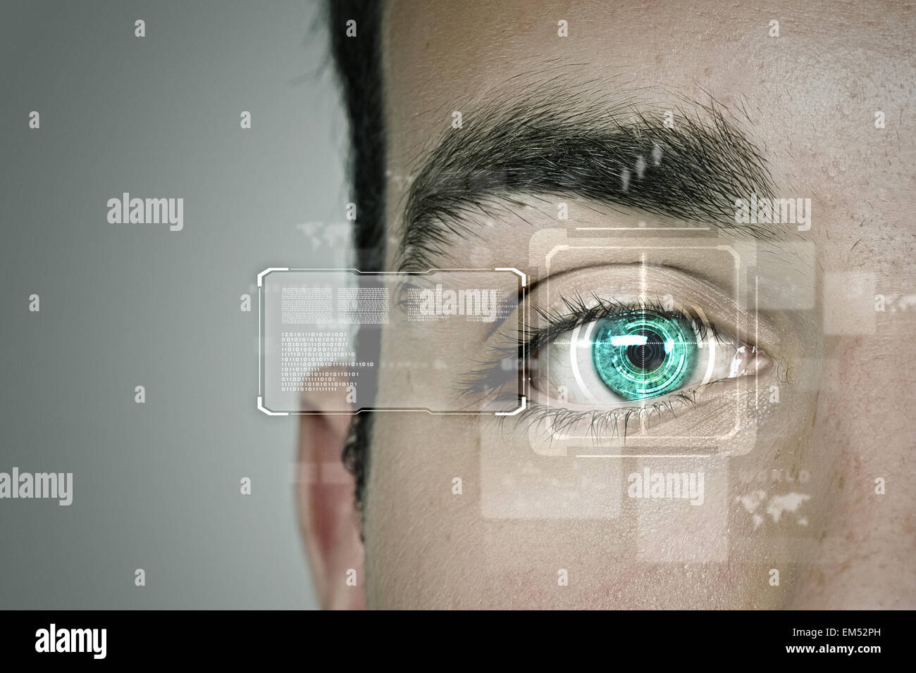 Identification of eye Stock Photo - Alamy