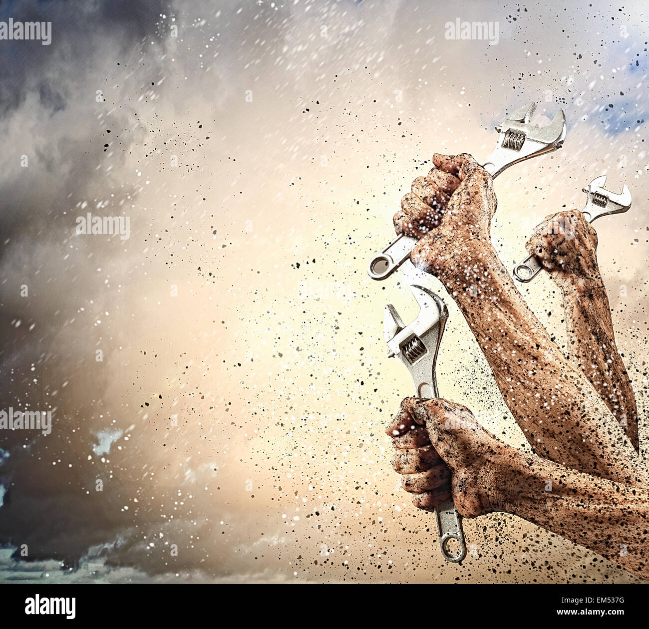 Human hand holding Stock Photo - Alamy