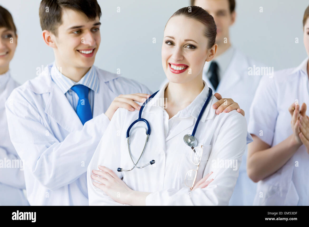 Successful female doctor Stock Photo - Alamy