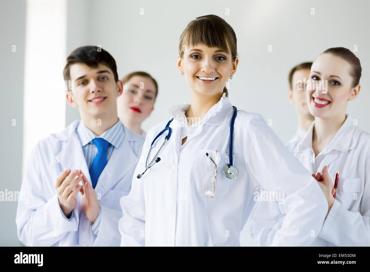 Successful female doctor Stock Photo - Alamy