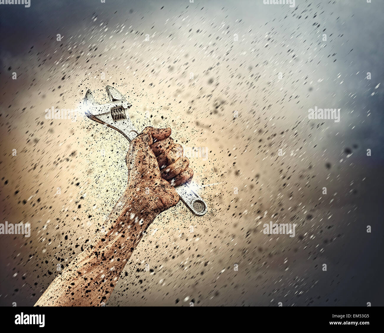 Human hand holding Stock Photo - Alamy