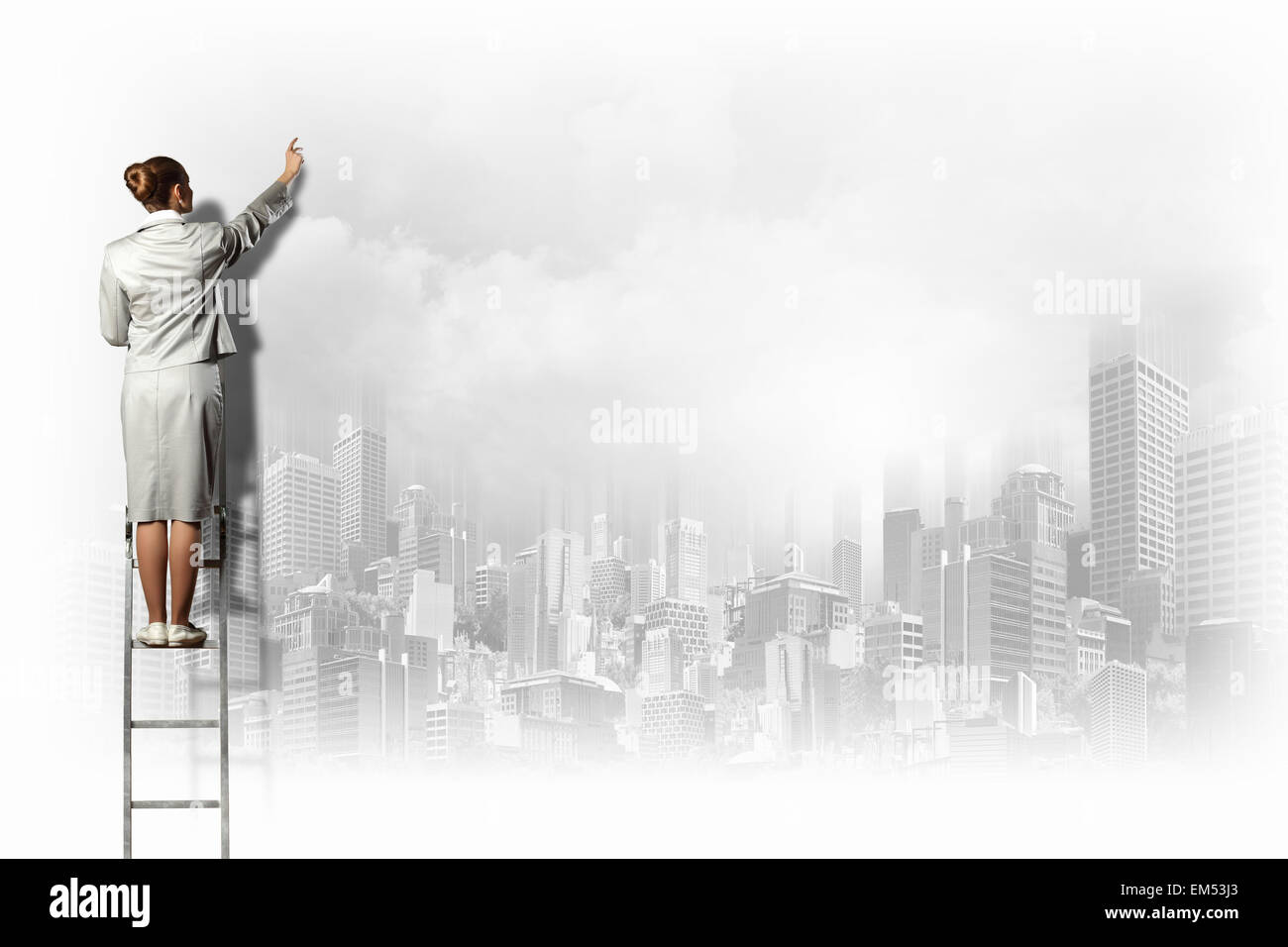 Drawing on the wall Cut Out Stock Images & Pictures - Alamy