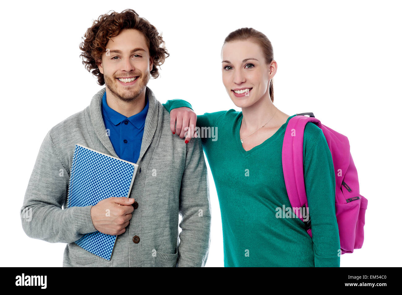College girl resting her arm on friends shoulder Stock Photo - Alamy