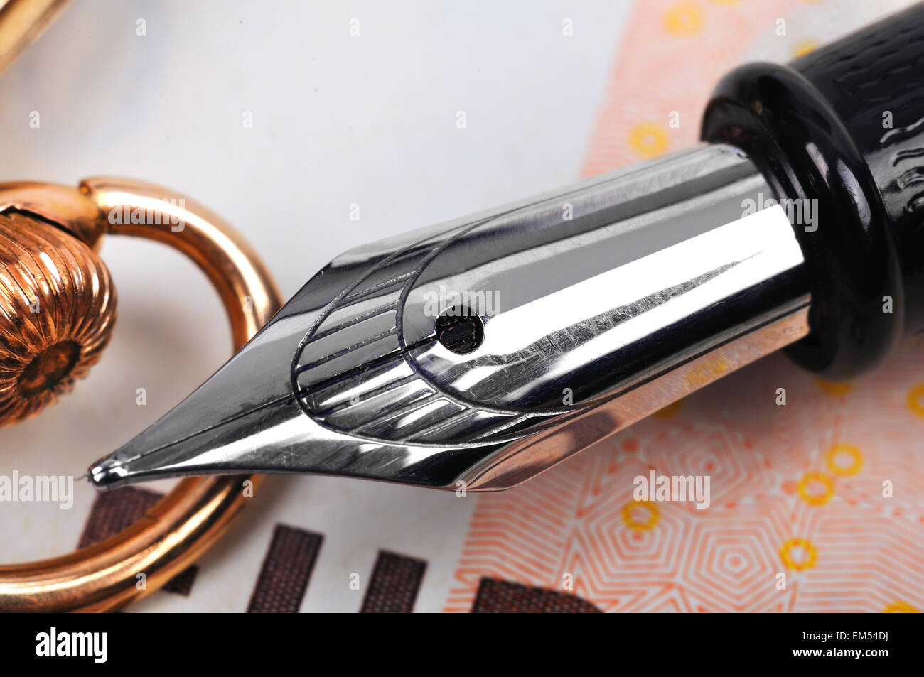 Pocket watch euro banknote hi-res stock photography and images - Alamy