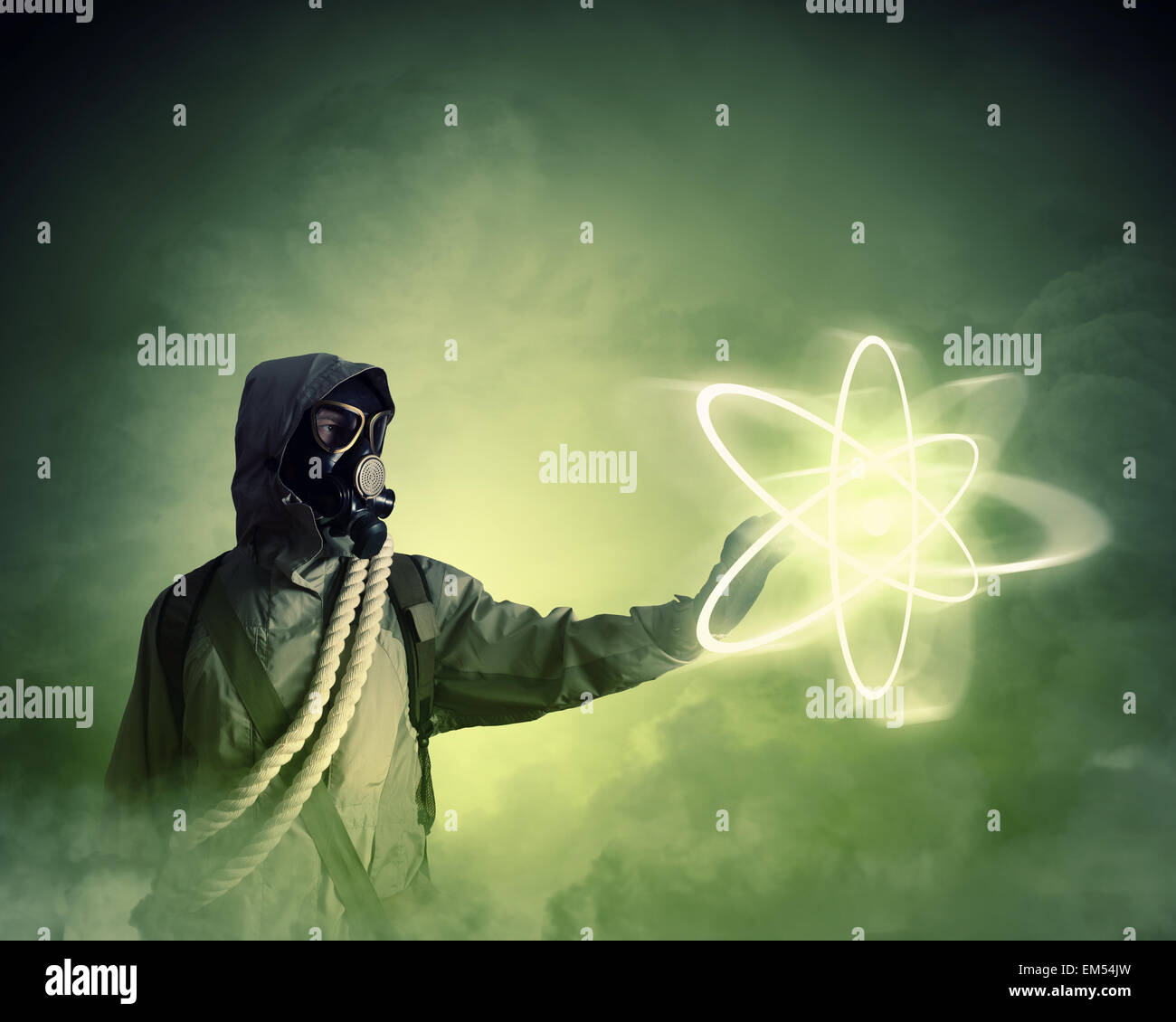 Stalker touching sign Stock Photo - Alamy