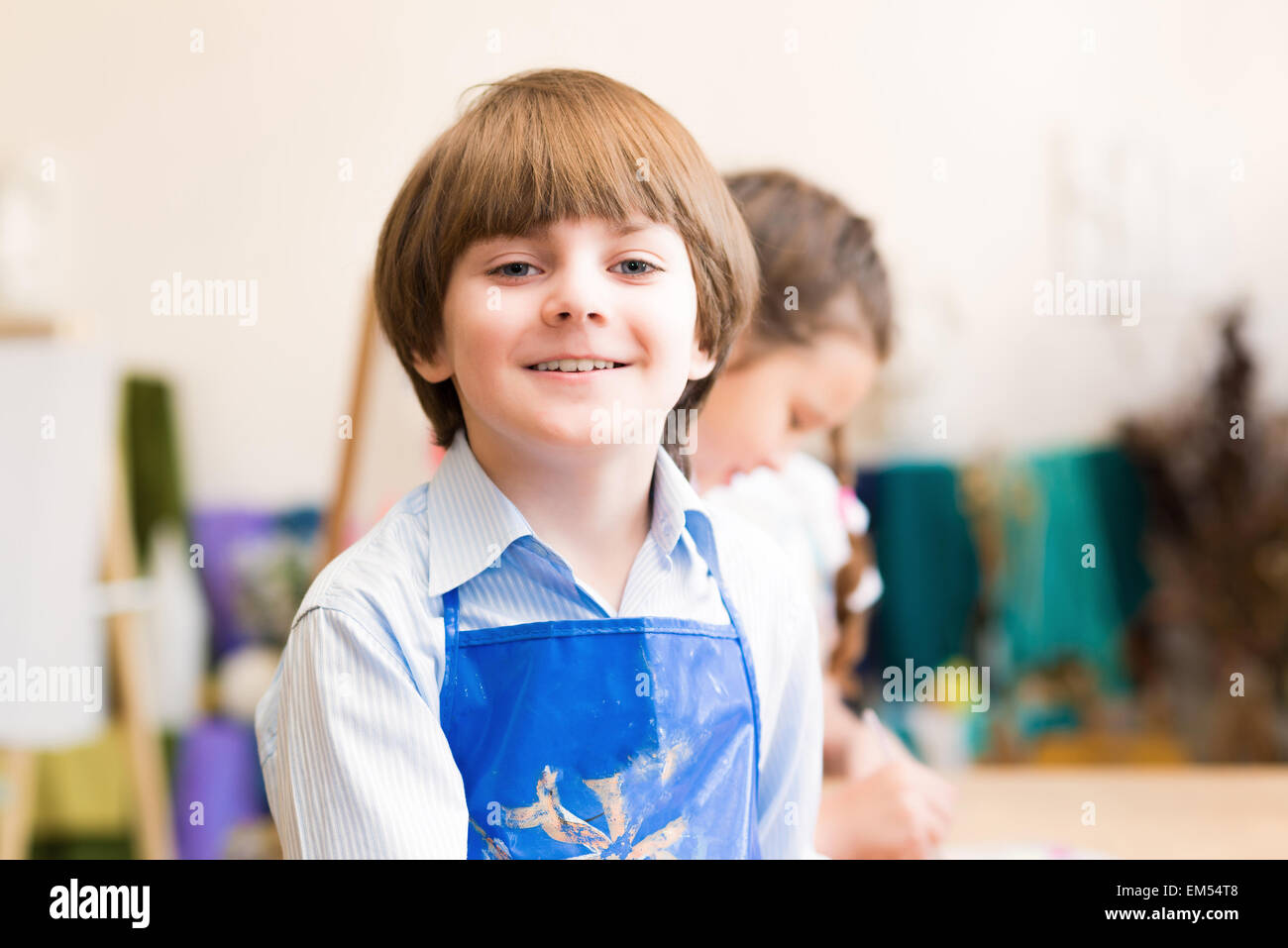 portrait of a nice boy Stock Photo - Alamy