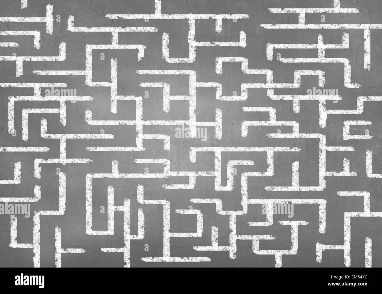 Confusing maze Black and White Stock Photos & Images - Alamy