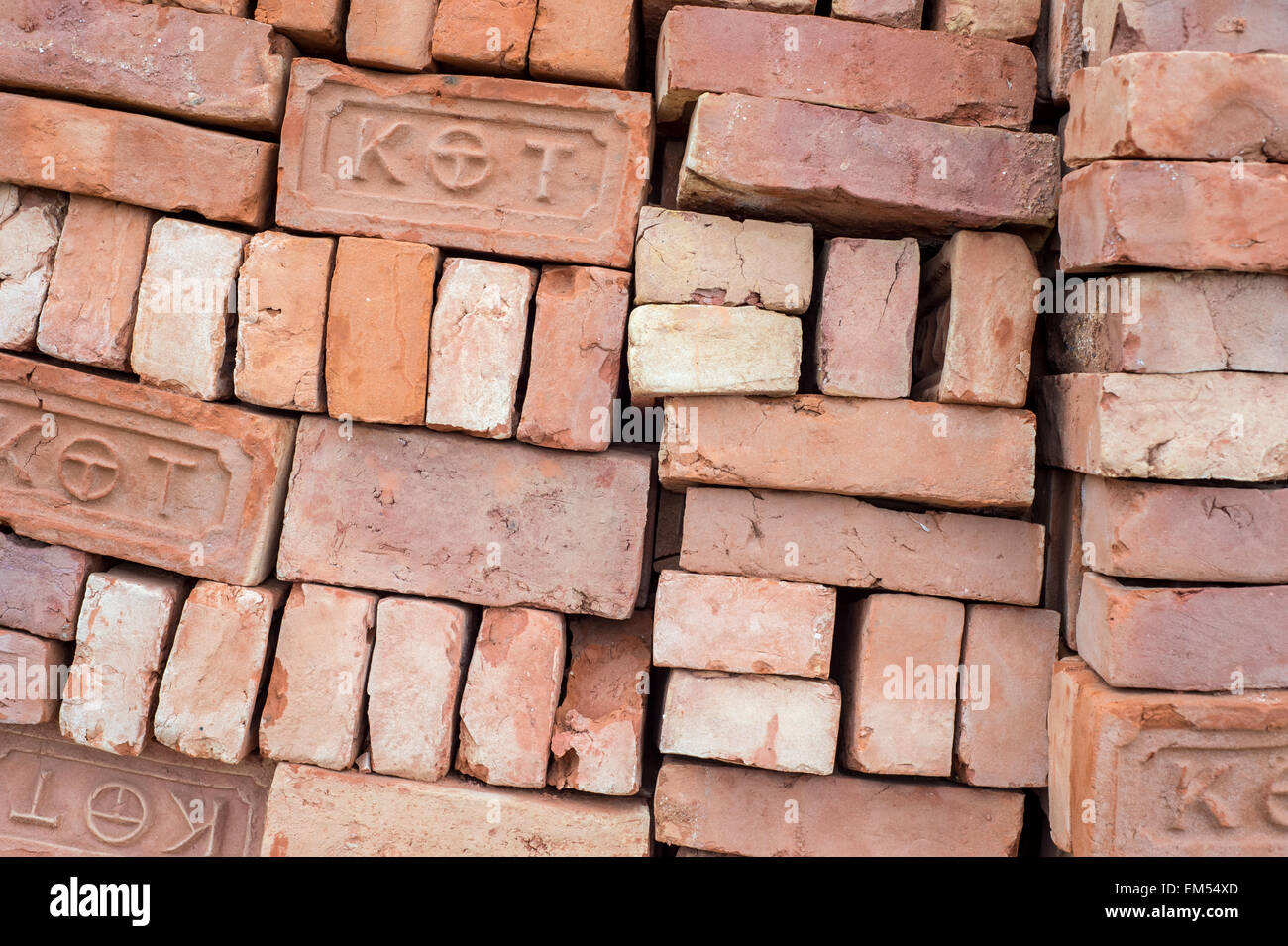 A pile of building bricks Stock Photo - Alamy