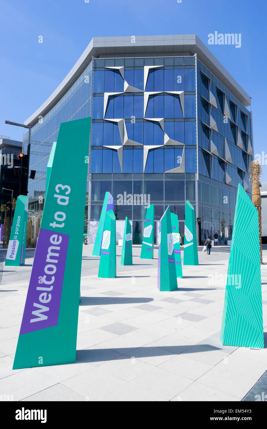 View of new Dubai Design District (d3) in Dubai United Arab Emirates ...