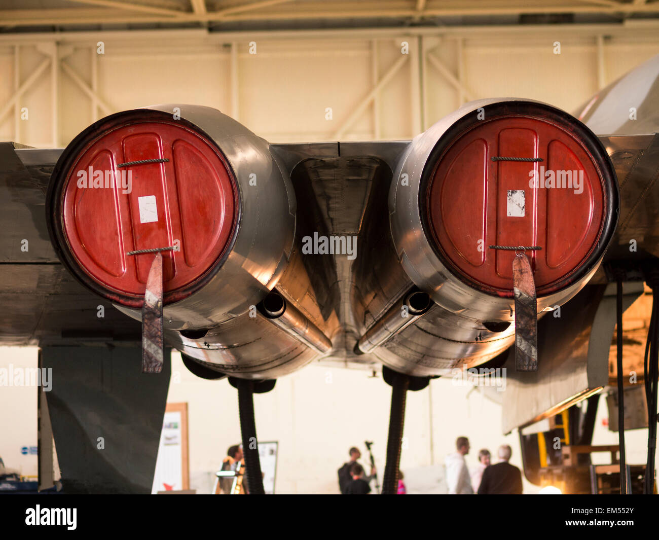 Olympus engine detail of ex-RAF Vulcan serial number XH558,preserved by ...
