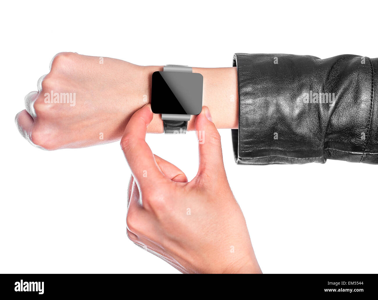 Electronic fingerprint recognition hi-res stock photography and images ...