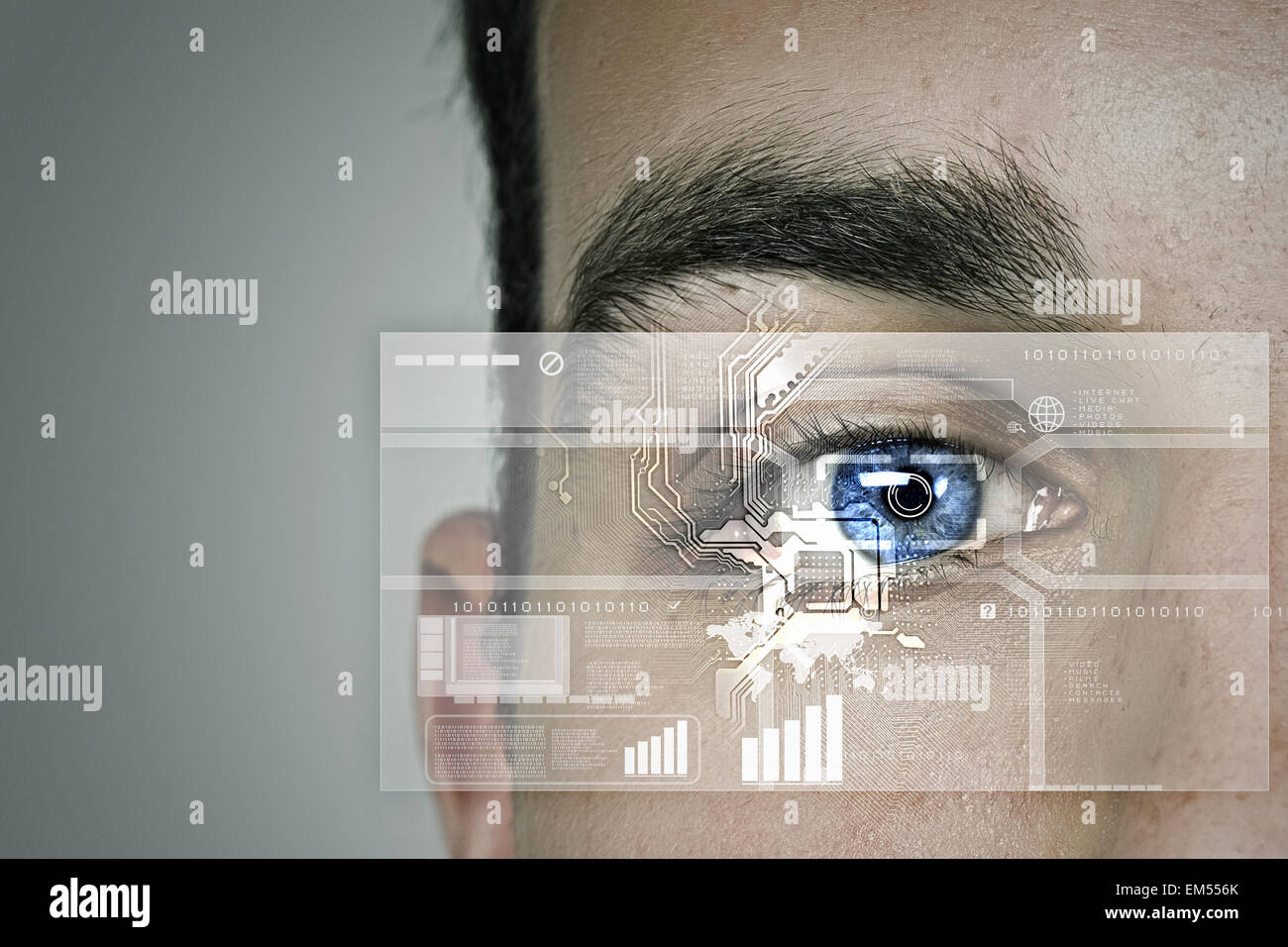 Identification of eye Stock Photo - Alamy