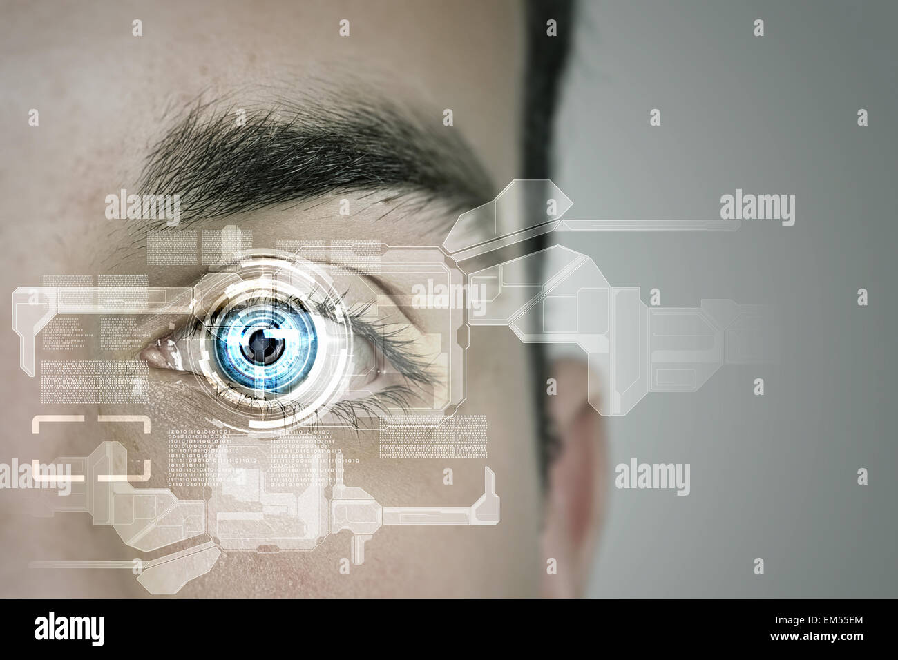 Identification of eye Stock Photo - Alamy