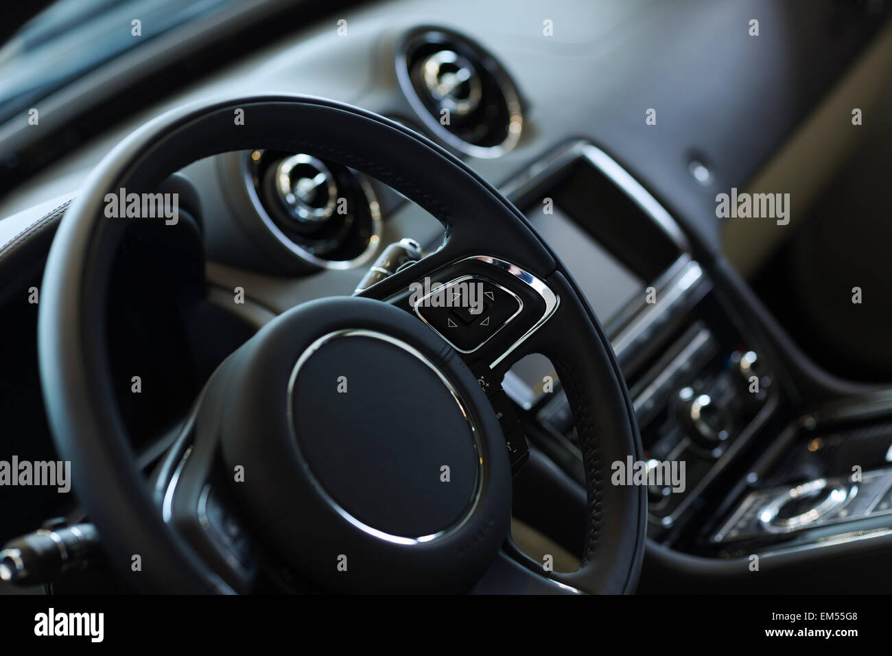 Car steering wheel Stock Photo - Alamy