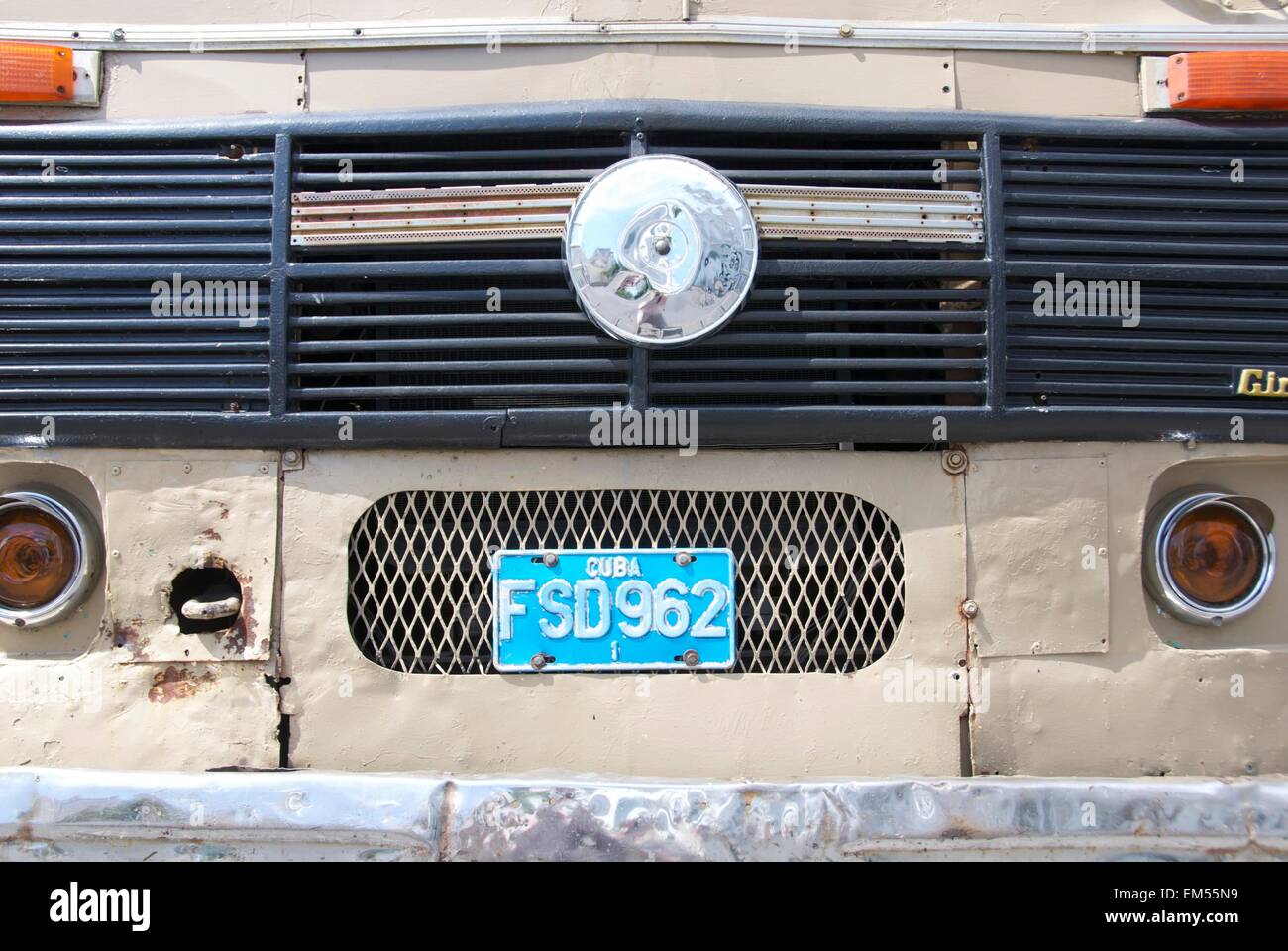 Number plate bus hi-res stock photography and images - Alamy