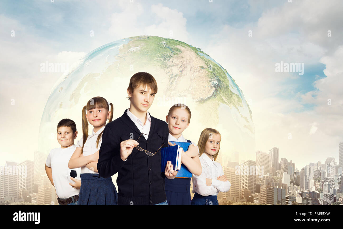Group of kids Stock Photo - Alamy