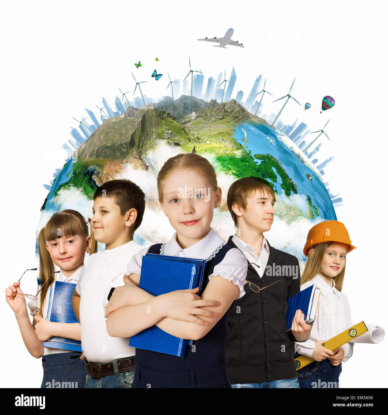 Group of kids Stock Photo - Alamy