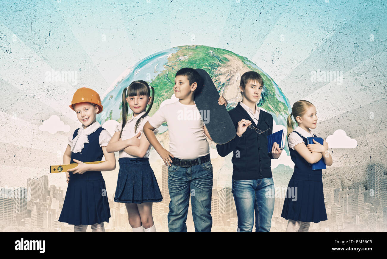 Children choosing team hi-res stock photography and images - Alamy