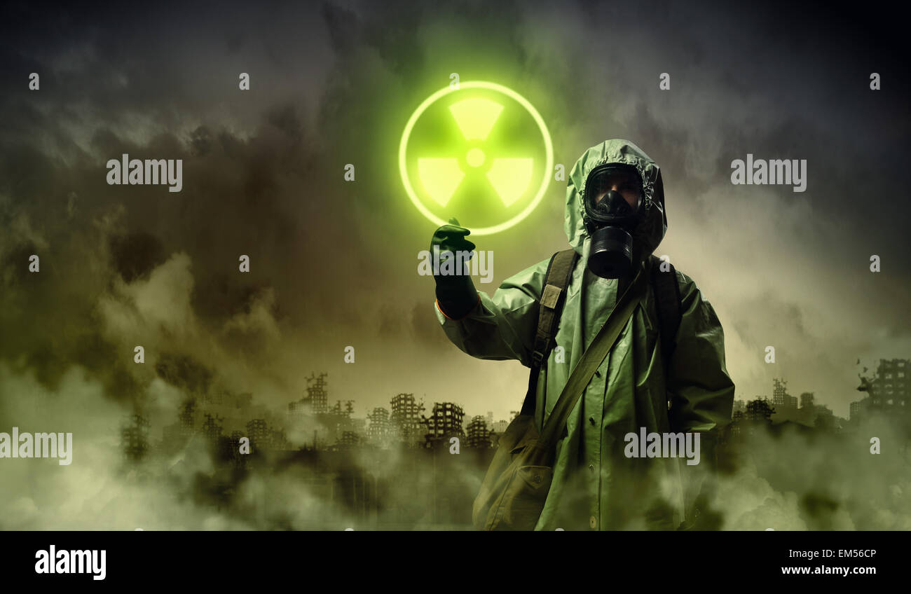 Stalker touching sign Stock Photo - Alamy
