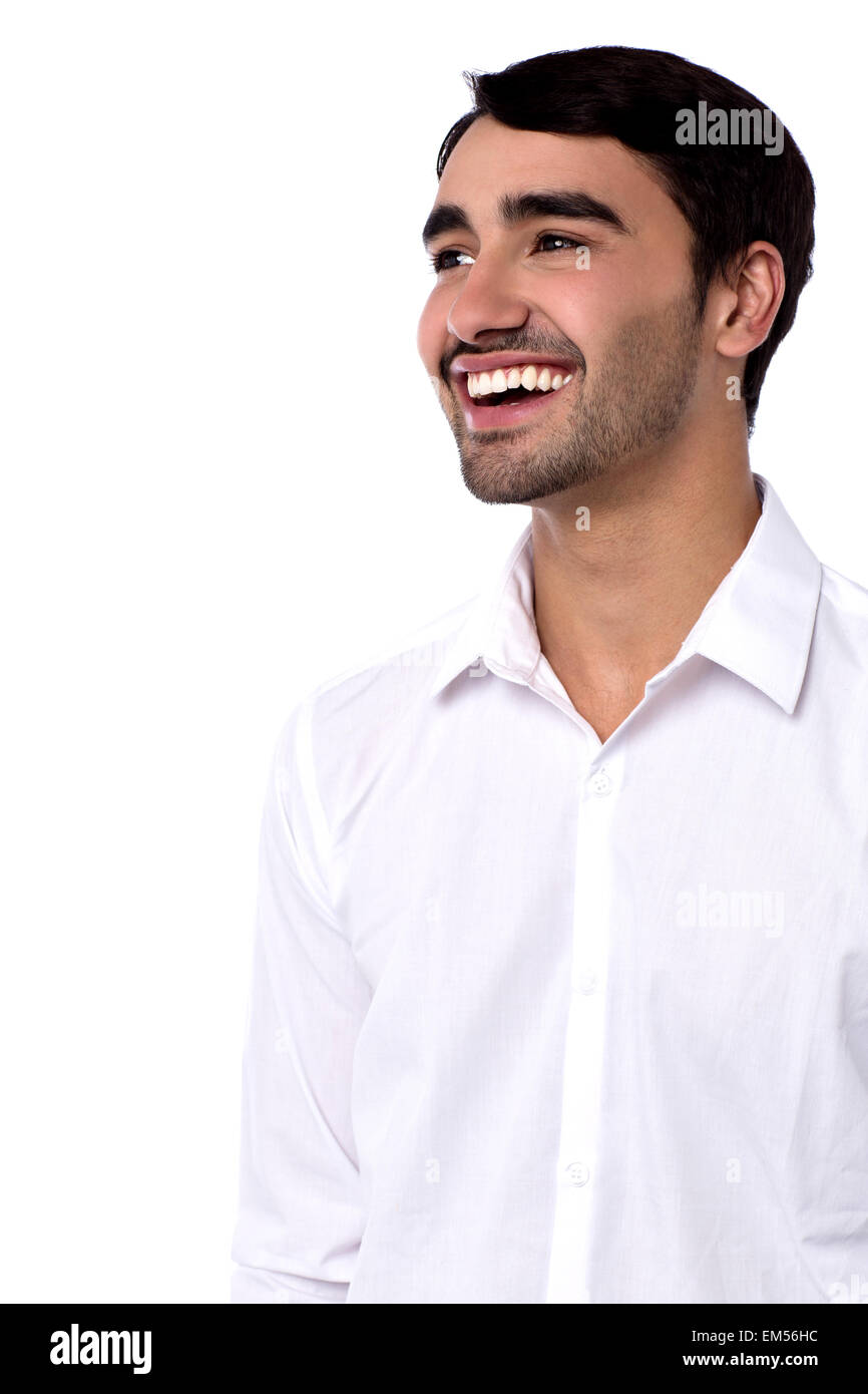 Happy corporate male executive Stock Photo - Alamy