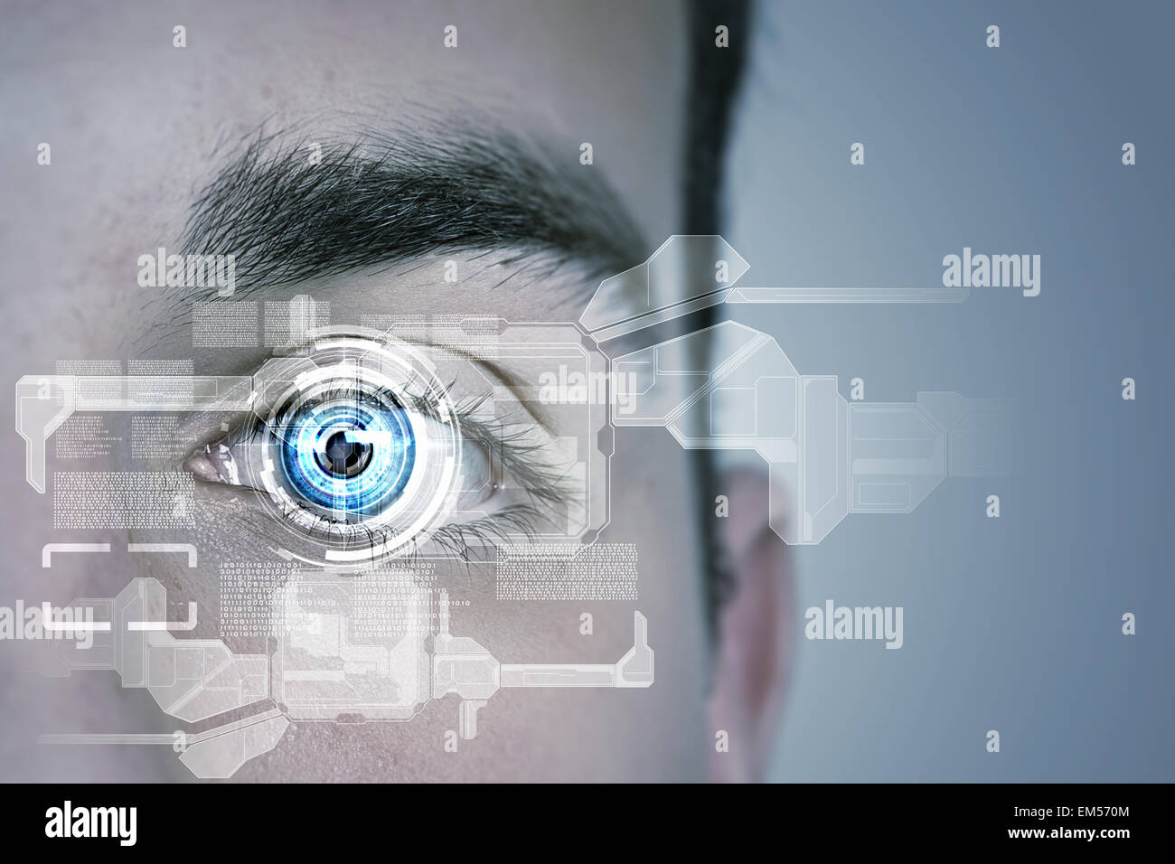 Identification of eye Stock Photo - Alamy