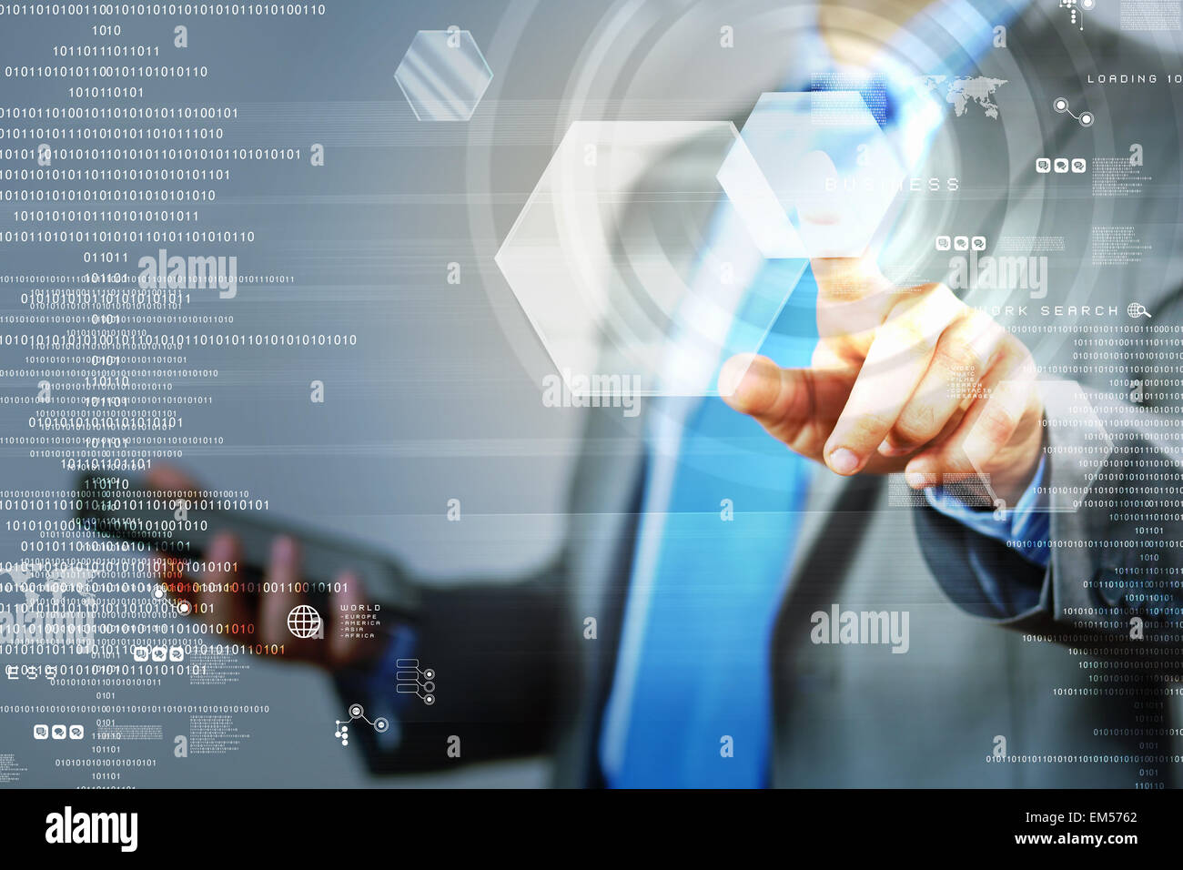 Imafe of finger touch Stock Photo - Alamy