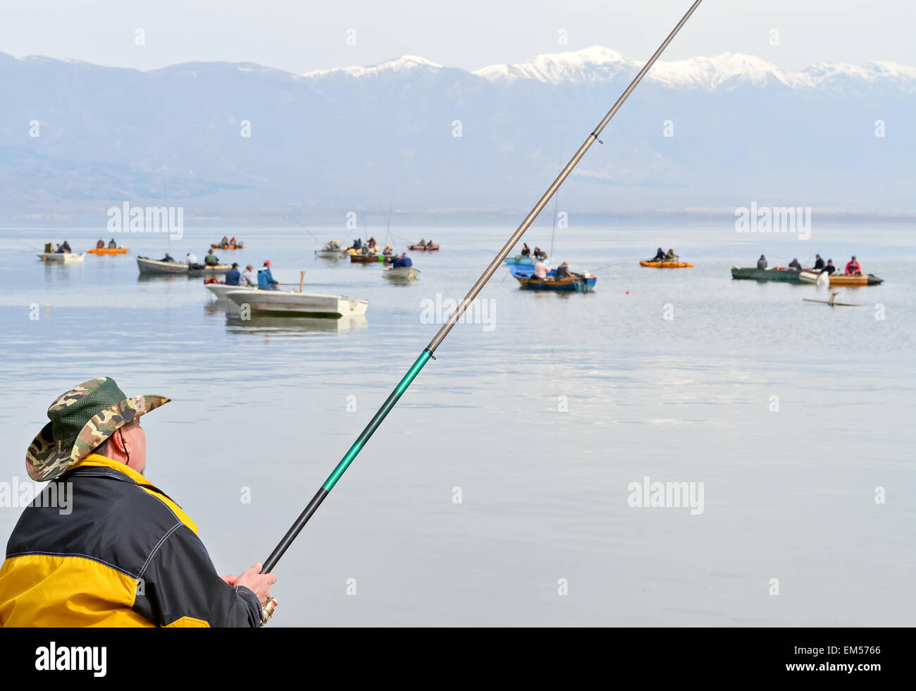 Enjoy fishing tranquil river hi-res stock photography and images - Alamy