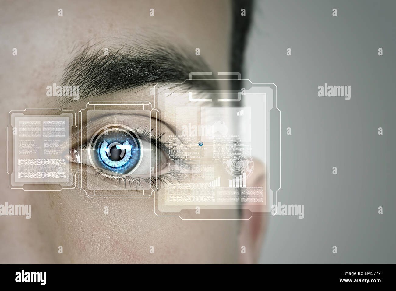 Identification of eye Stock Photo - Alamy