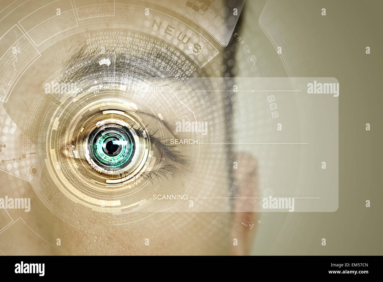 Identification of eye Stock Photo - Alamy