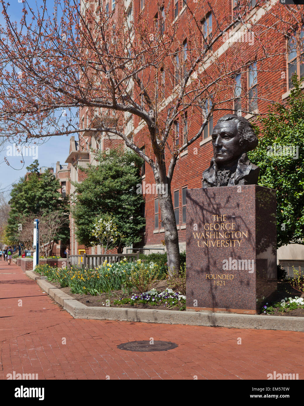 The george washington university sign hi-res stock photography and ...