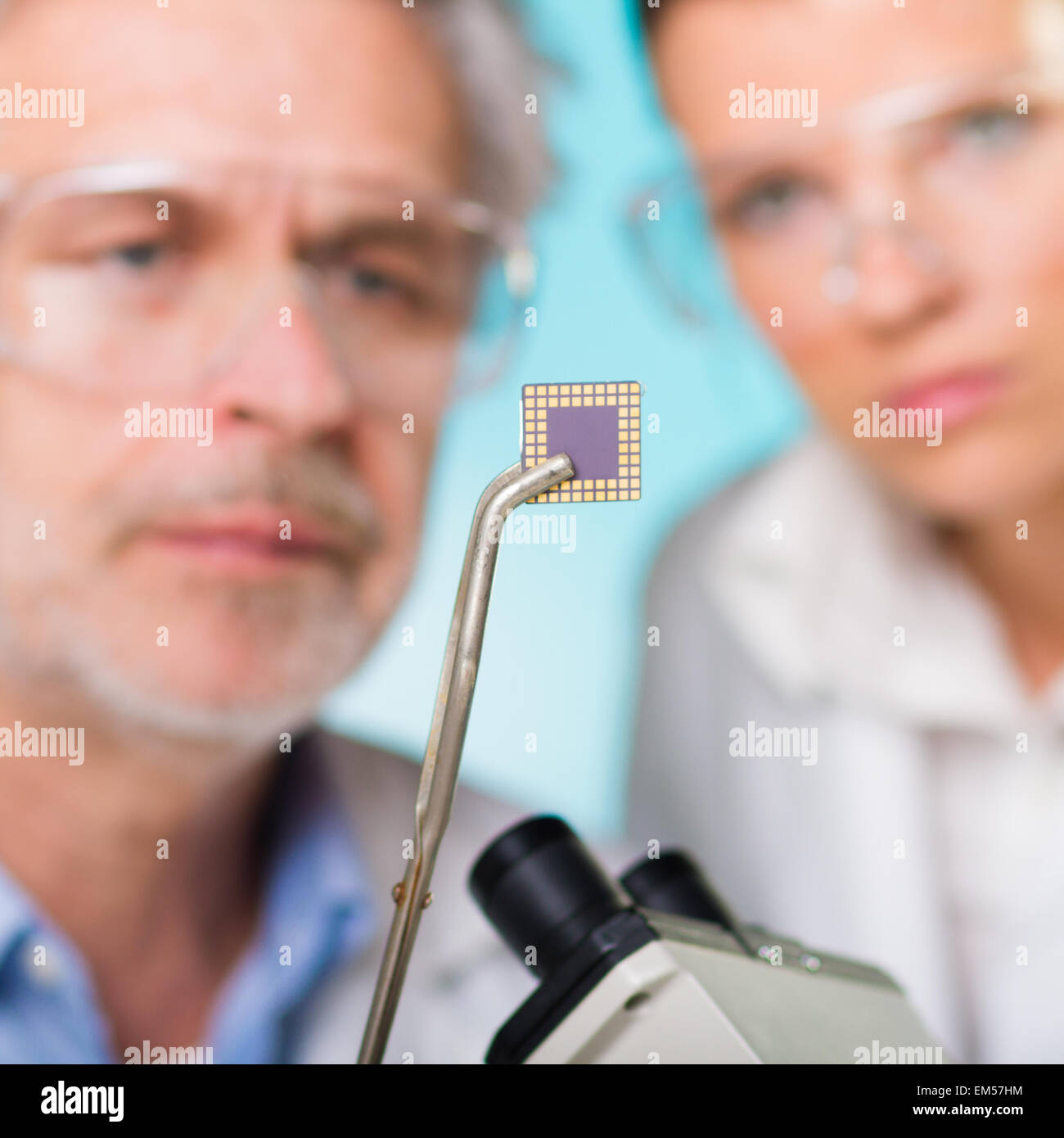 Worker technical lab holding hi-res stock photography and images - Alamy