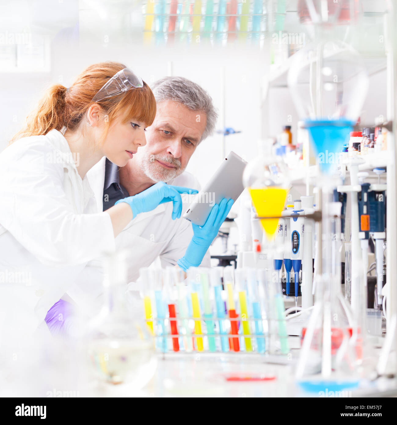 Health care professionals in lab Stock Photo - Alamy